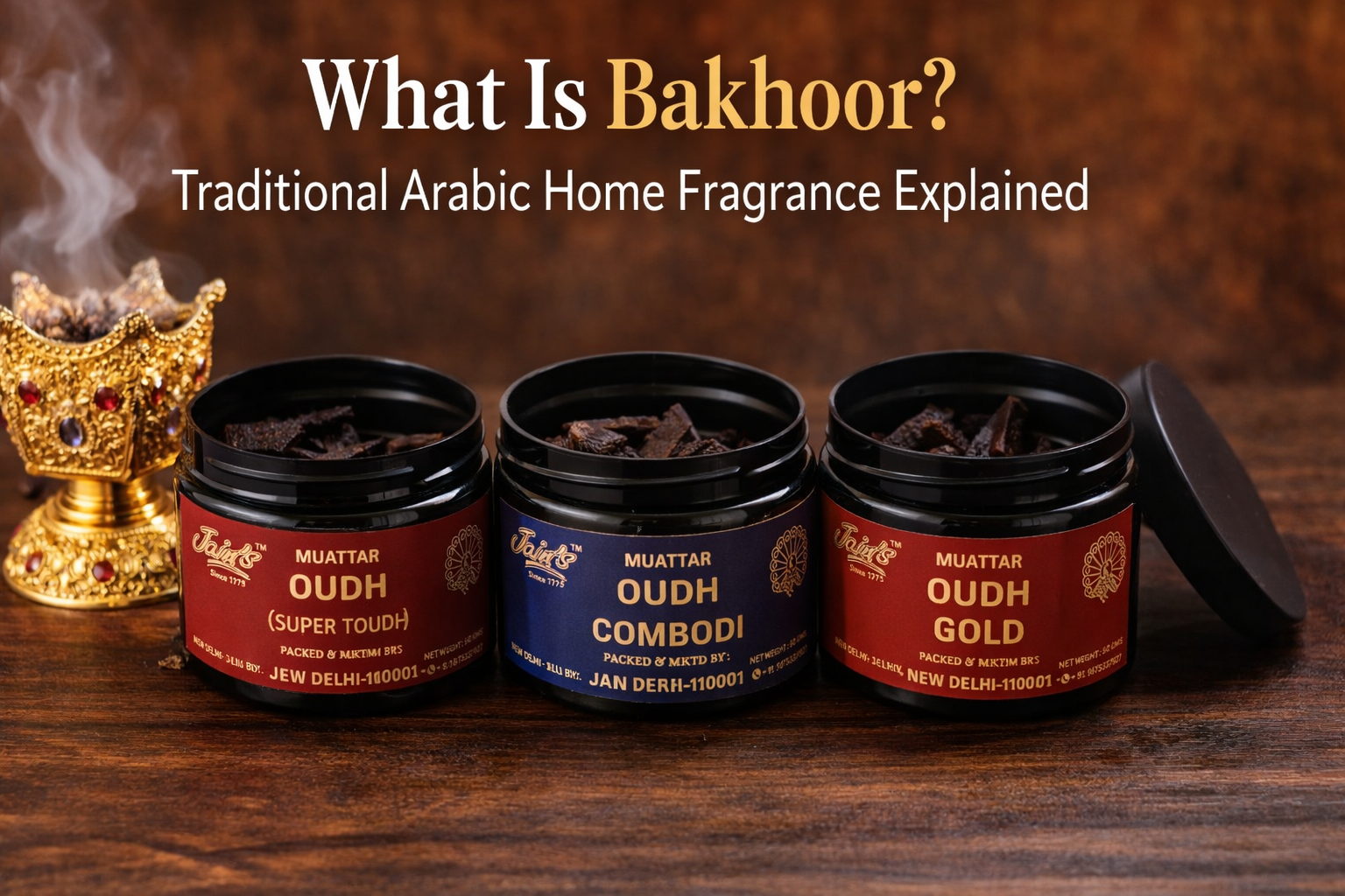 What Is Bakhoor? Traditional Arabic Home Fragrance | Jain Perfumers ...